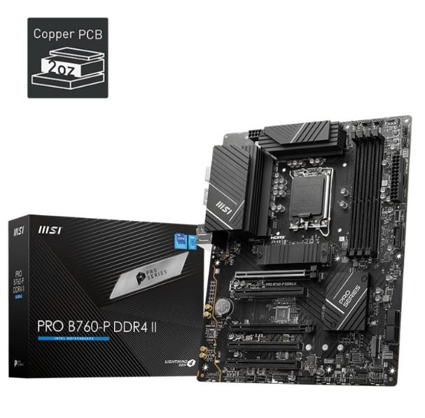 MB MSI S1700 PRO B760-P DDR4 II BOX ATX