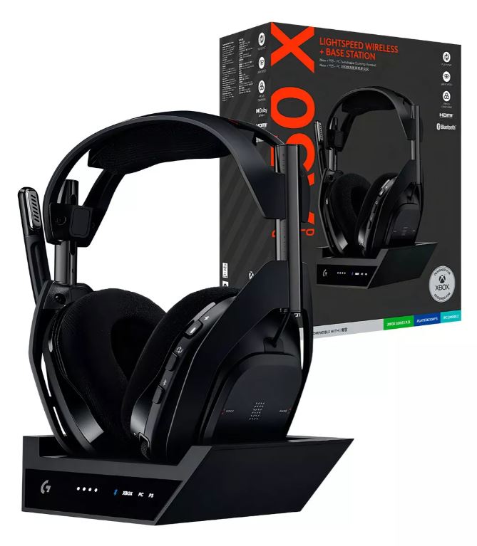 AURICULARES LOGITECH ASTRO A50 X WIRELESS PC PS5 XBOX NEGRO 939-002126