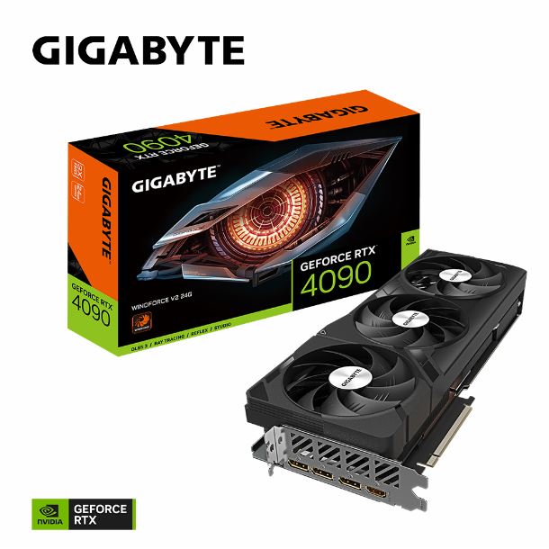 PLACA DE VIDEO GEFORCE RTX 4090 24GB GIGABYTE WINDFORCE V2